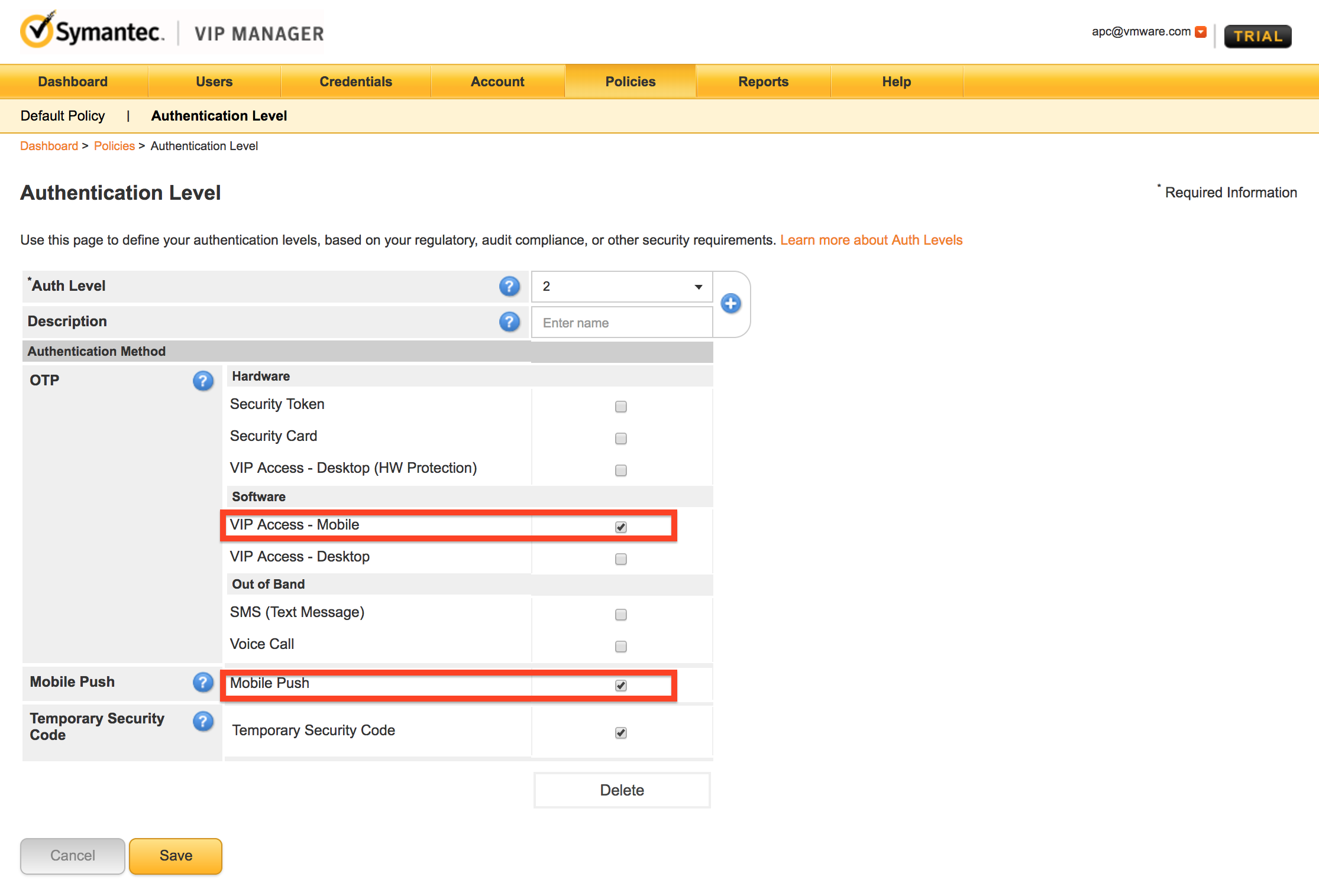 Integrating VMware Identity Manager(vIDM) with Symantec VIP Push – Arun ...